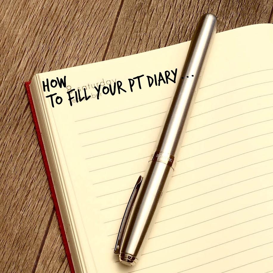 How To Fill Your Personal Training Diary How To Fill Your Personal Training Diary